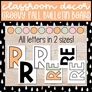 Retro Fall Reading Bulletin Board, September October Door Decor ...