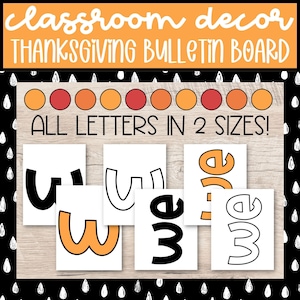 DIY Boho Thanksgiving Bulletin Board, November Bulletin Board Kit, Fall ...