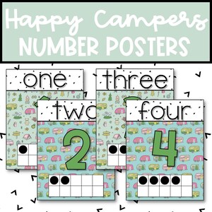 Camping Classroom Decor Bundle, Back to School Classroom Decor, Camp ...