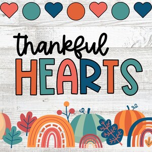 Boho Thanksgiving Bulletin Board for Elementary Classroom, Hallway, or ...