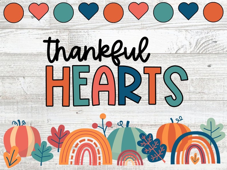Boho Thanksgiving Bulletin Board for Elementary Classroom - Etsy