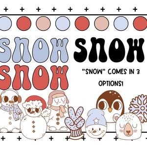 Retro Winter Bulletin Board for Classroom, or Winter Door Decor ...
