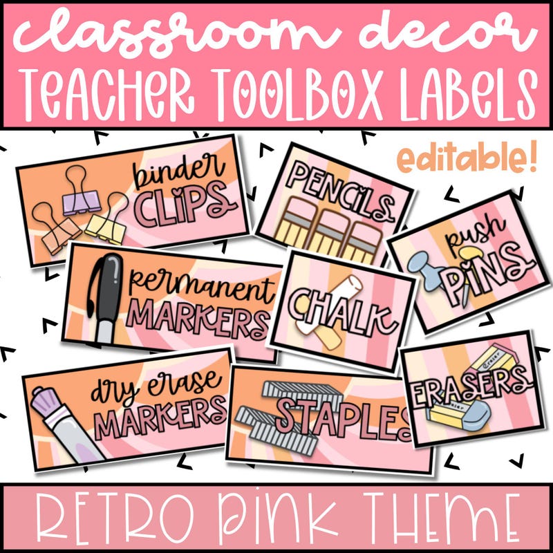 Pink Toolbox - Etsy