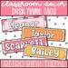EDITABLE Desk Name Tags for Classroom, Retro Classroom Decor, Retro ...