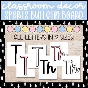 Retro Baseball Bulletin Board Kit: Classroom Door Decor (printable DIY ...