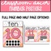 Number Posters for Classroom, Classroom Decor, Retro Pink Classroom ...