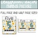 Number Posters for Classroom, DIY Classroom Posters, Bee Themed ...