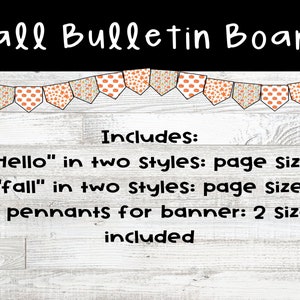 Fall Classroom Bulletin Board, DIY Bulletin Board, Classroom Decor ...