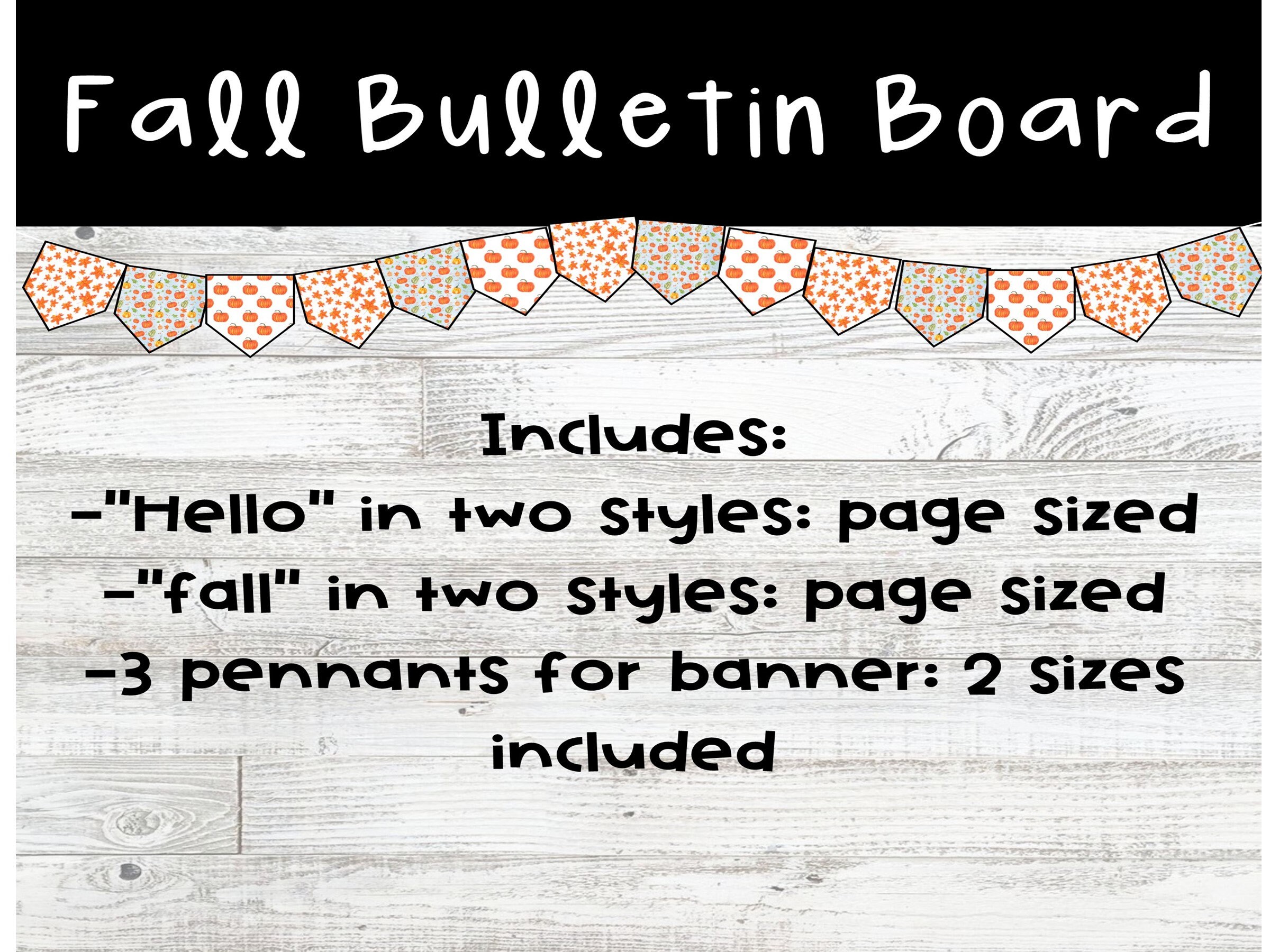 Fall Classroom Bulletin Board DIY Bulletin Board Classroom - Etsy