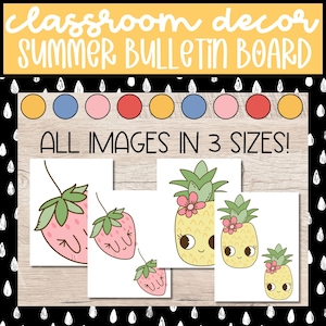 Summer Bulletin Board Kit Idea, May and June Door Decor and Display ...