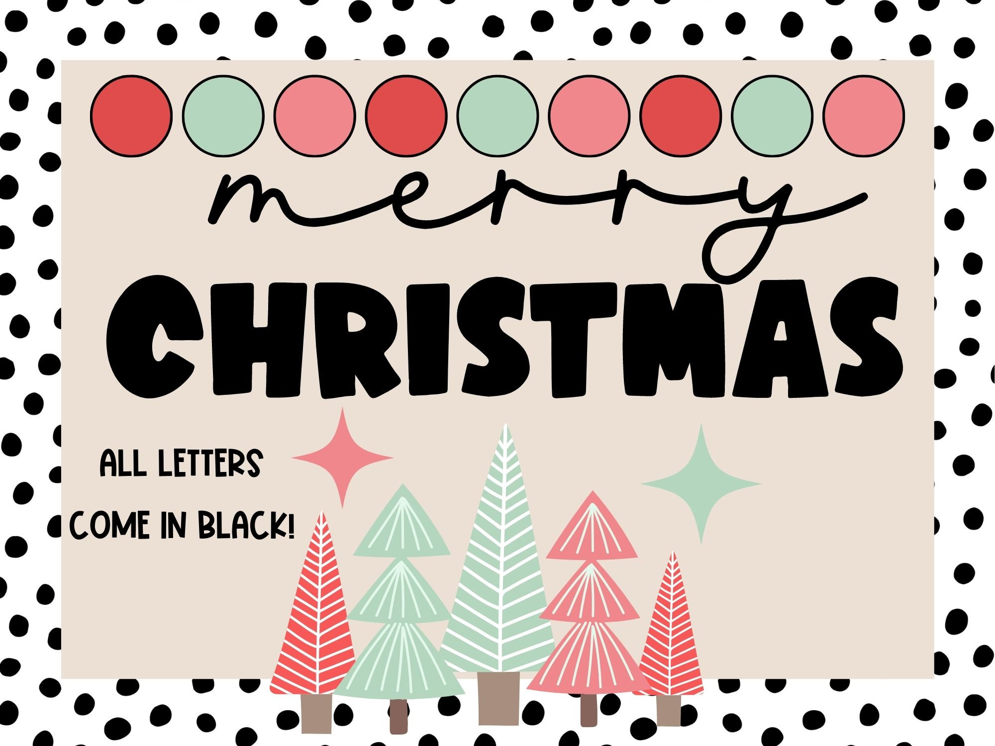 Christmas Trees Bulletin Board for Elementary Classroom, Hallway, or ...