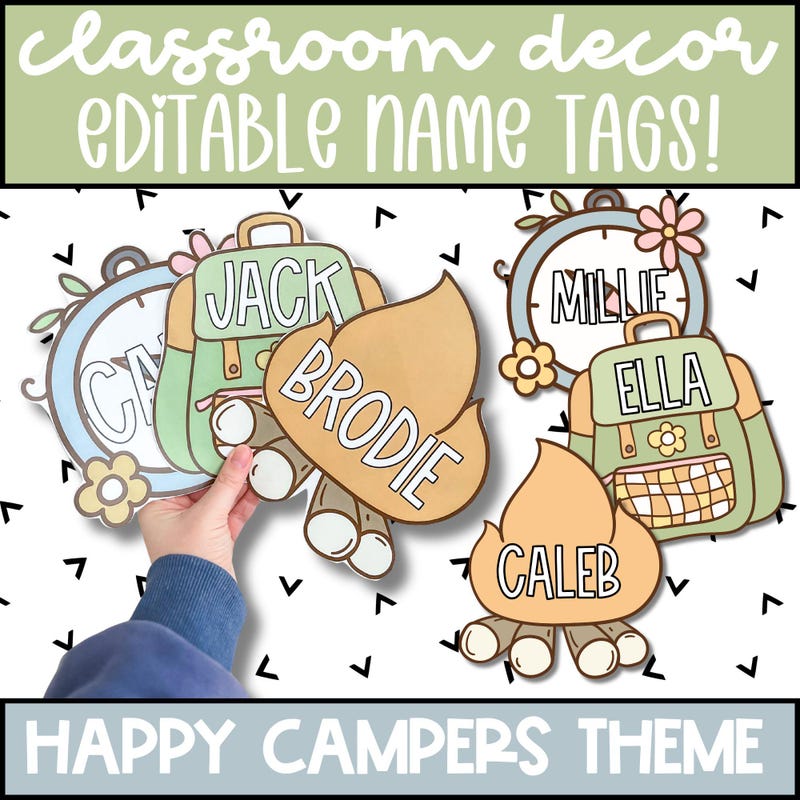 Camping Classroom - Etsy