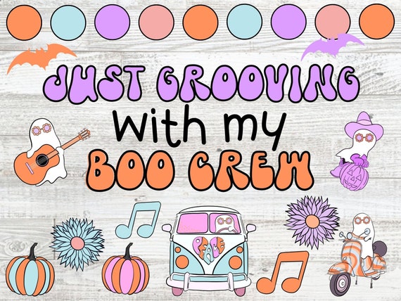 DIY Retro Halloween Bulletin Board Printable Classroom - Etsy