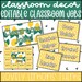 Crayon Color and Shape Posters for Classroom, Lemon Classroom Decor ...