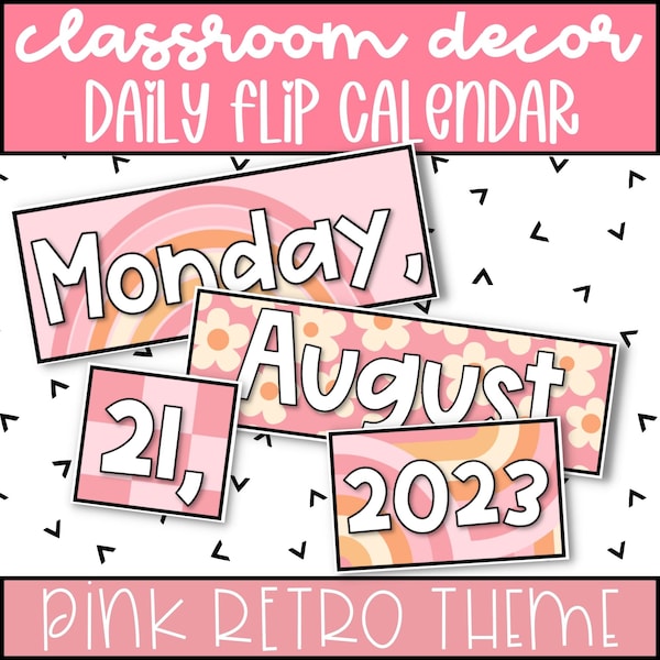 Classroom Calendar Printable - Etsy