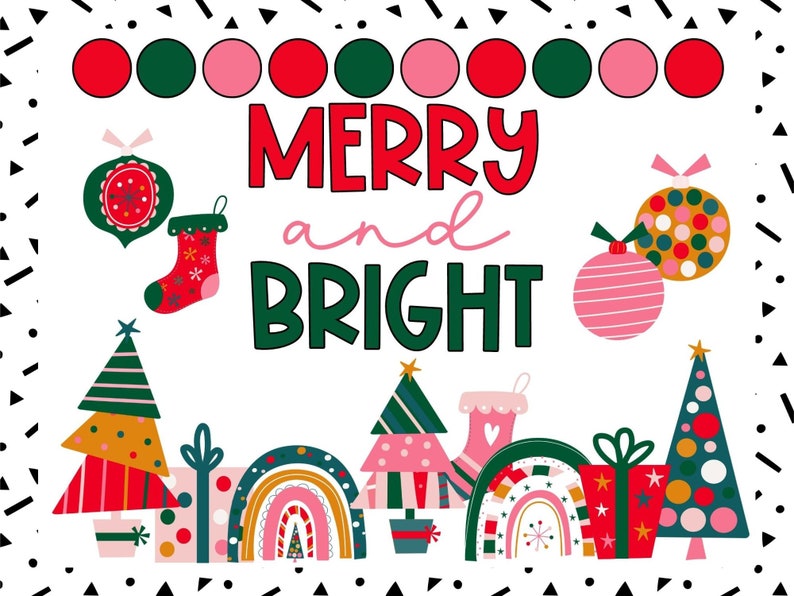 Christmas Bulletin Board for Elementary Classroom or Christmas - Etsy