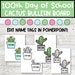 100 Days Sharper DIY 100th Day of School Bulletin Board With Editable ...