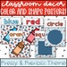 Crayon Color and Shape Posters for Classroom, Patriotic Classroom Decor ...