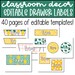 Editable Classroom Labels, 10 Drawer Cart Labels Editable, Lemon ...