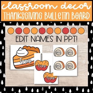 DIY Boho Thanksgiving Bulletin Board, November Bulletin Board Kit, Fall ...
