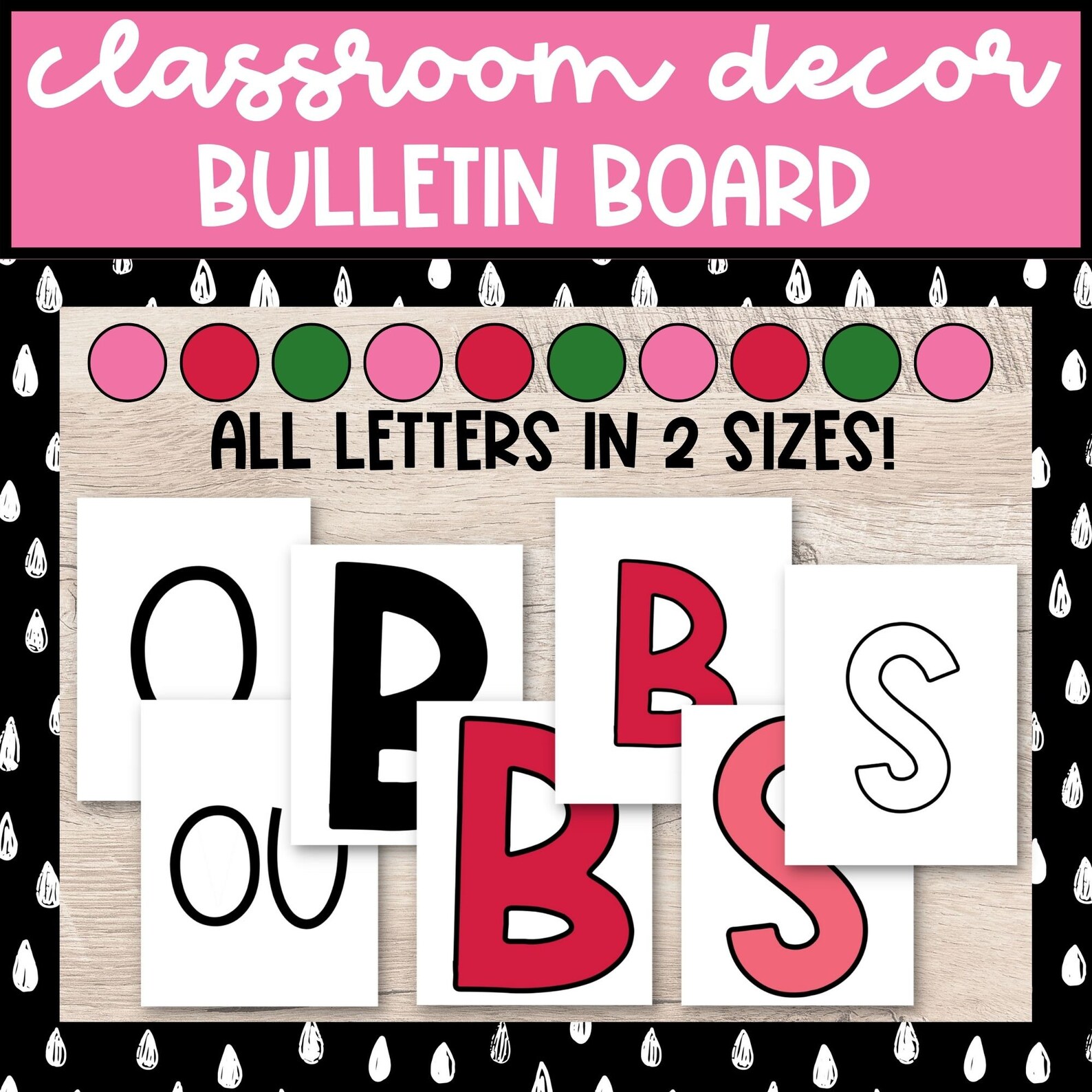 Strawberry Bulletin Board, Berry Sweet Classroom Decor (DIY Printable ...