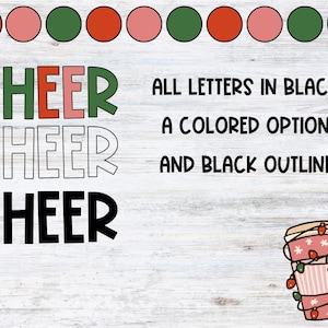 Cup of Cheer Christmas Bulletin Board and Door Decor, Coffee Bulletin ...