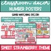 Number Posters for Classroom, Ten Frame Number Posters, Strawberry ...