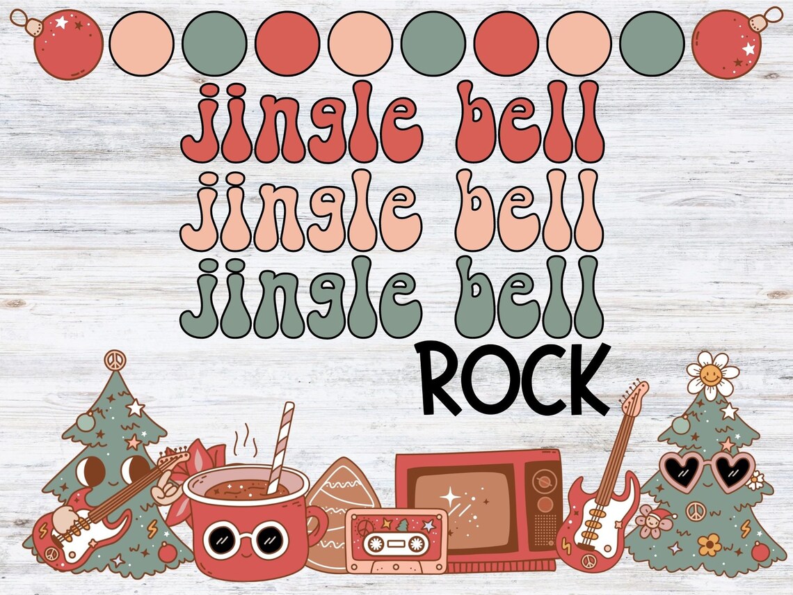 Retro Christmas Bulletin Board for Classroom or Winter Door - Etsy