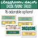 EDITABLE Desk Name Tags for Classroom, Lemon Farmhouse Classroom Decor ...