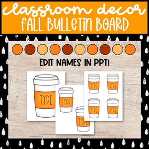 Fall Bulletin Board, Feels Like Fall, September October Door Decor ...
