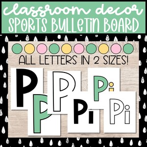 Retro Pickleball Back to School Bulletin Board Kit, Classroom Door ...