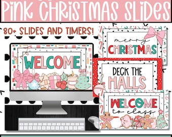 Retro Christmas Daily Slides Templates for Google Slides and Powerpoint ...