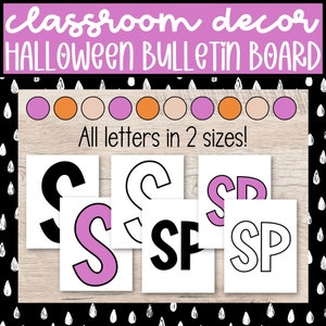 Retro Halloween Bulletin Board, Spooky Season, Retro Fall Classroom ...