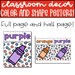 Crayon Color and Shape Posters for Classroom, Patriotic Classroom Decor ...