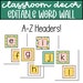 Editable Word Wall and Sight Word Cards for Classroom, Lemon Themed ...