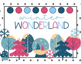 Retro Winter Bulletin Board for Classroom, or Winter Door Decor ...
