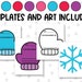 Winter Bulletin Board and Craft for Elementary Classroom, Winter Door ...