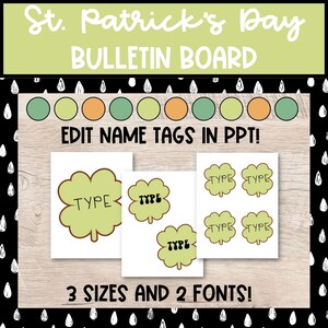 Shamrock and Roll Retro and Groovy St. Patrick's Day Bulletin Board Kit ...