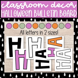 Retro Halloween Bulletin Board, Happy Halloween, Retro Fall Classroom ...