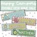 Camping Classroom Decor Editable Desk Name Tags, DIY Classroom Decor ...