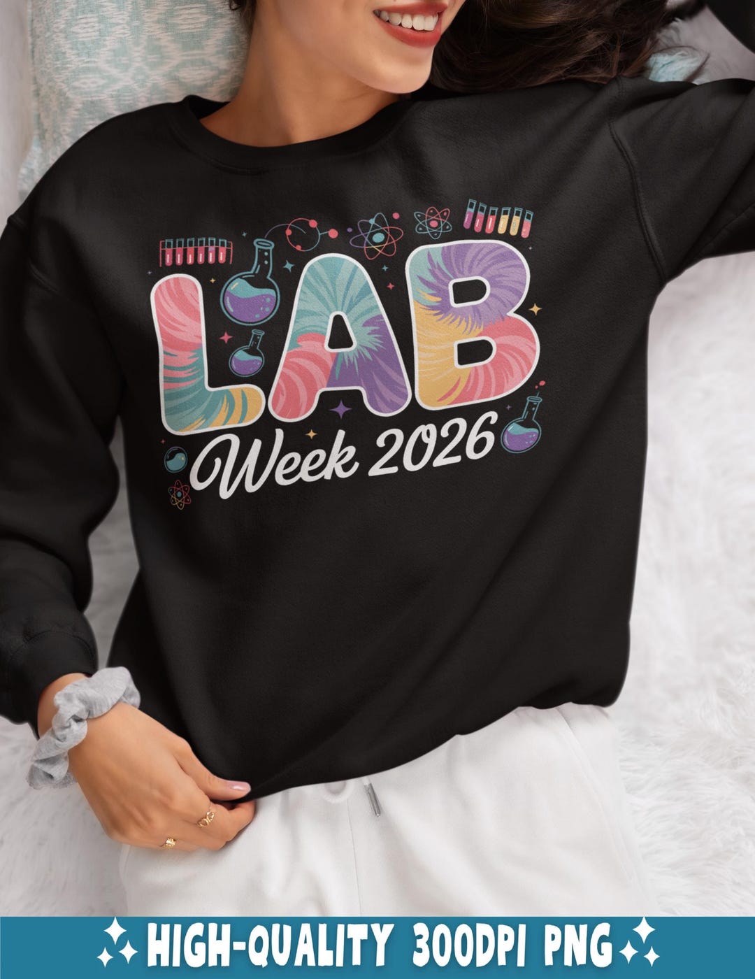 Lab Week 2026 PNG Digital Design – Colorful Science Shirt Graphic ...