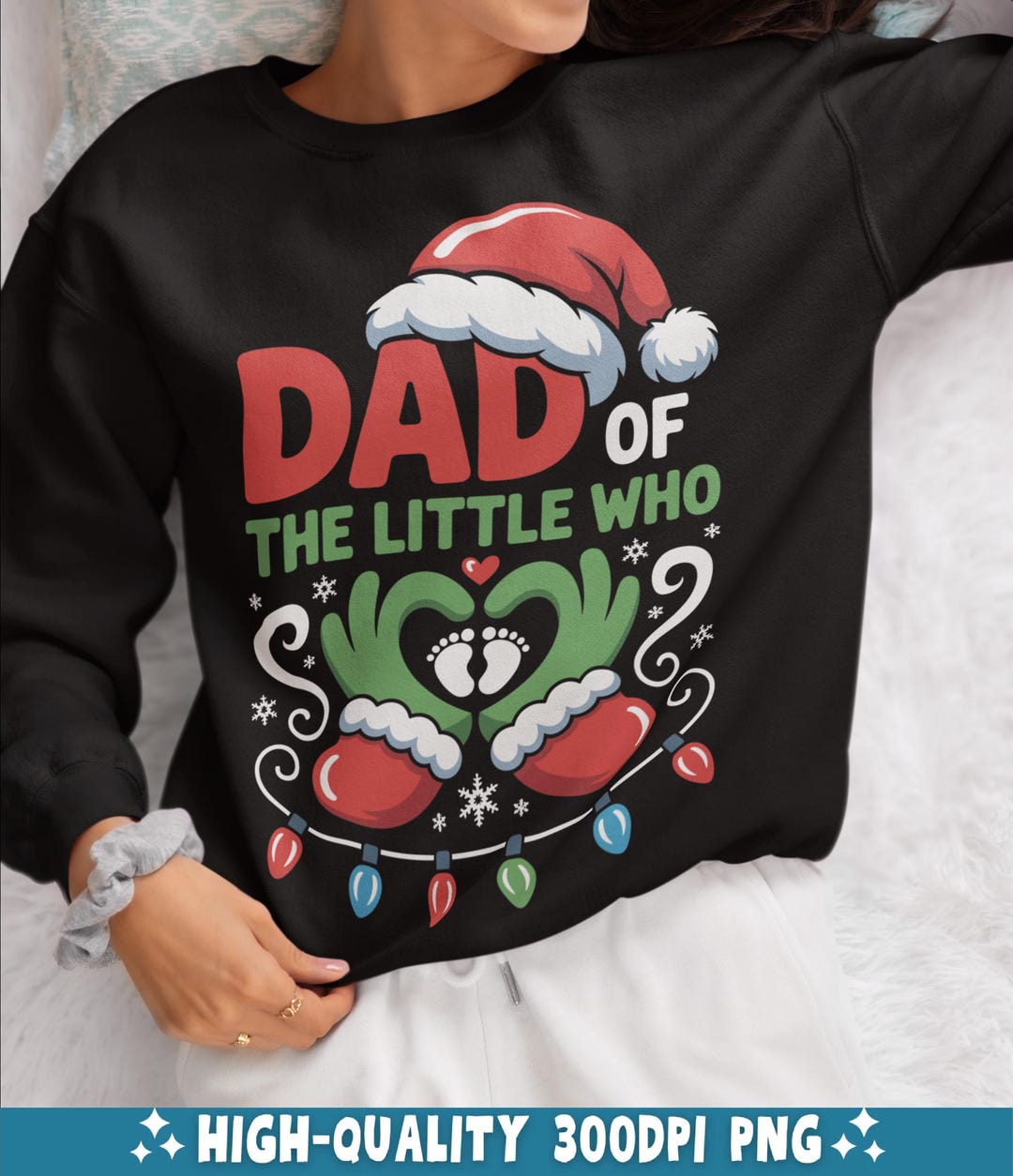 Dad of the Little Who PNG | Funny Christmas Pregnancy Announcement ...
