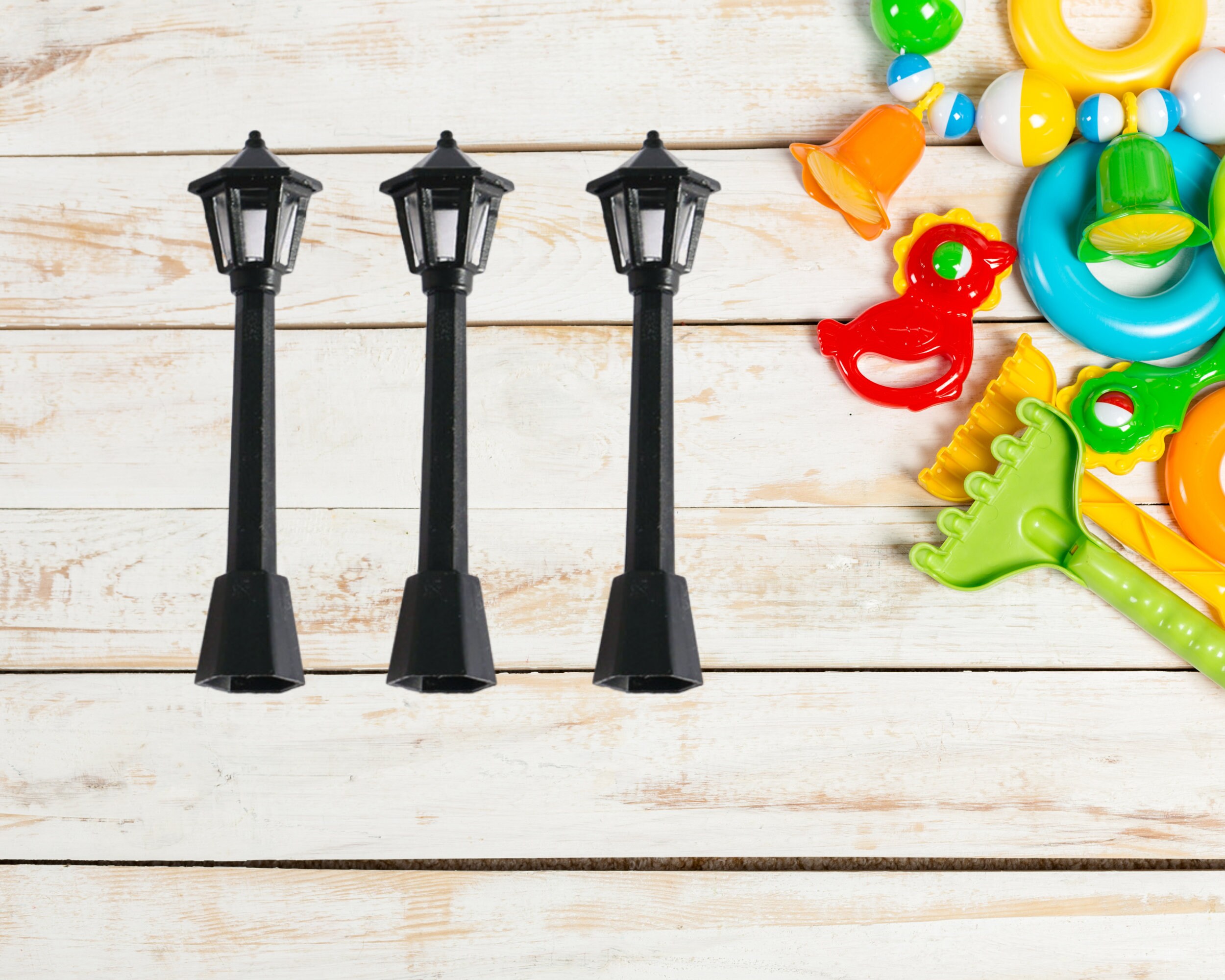 20 X75 Mm Street Light Miniature Lamp Miniature City - Etsy