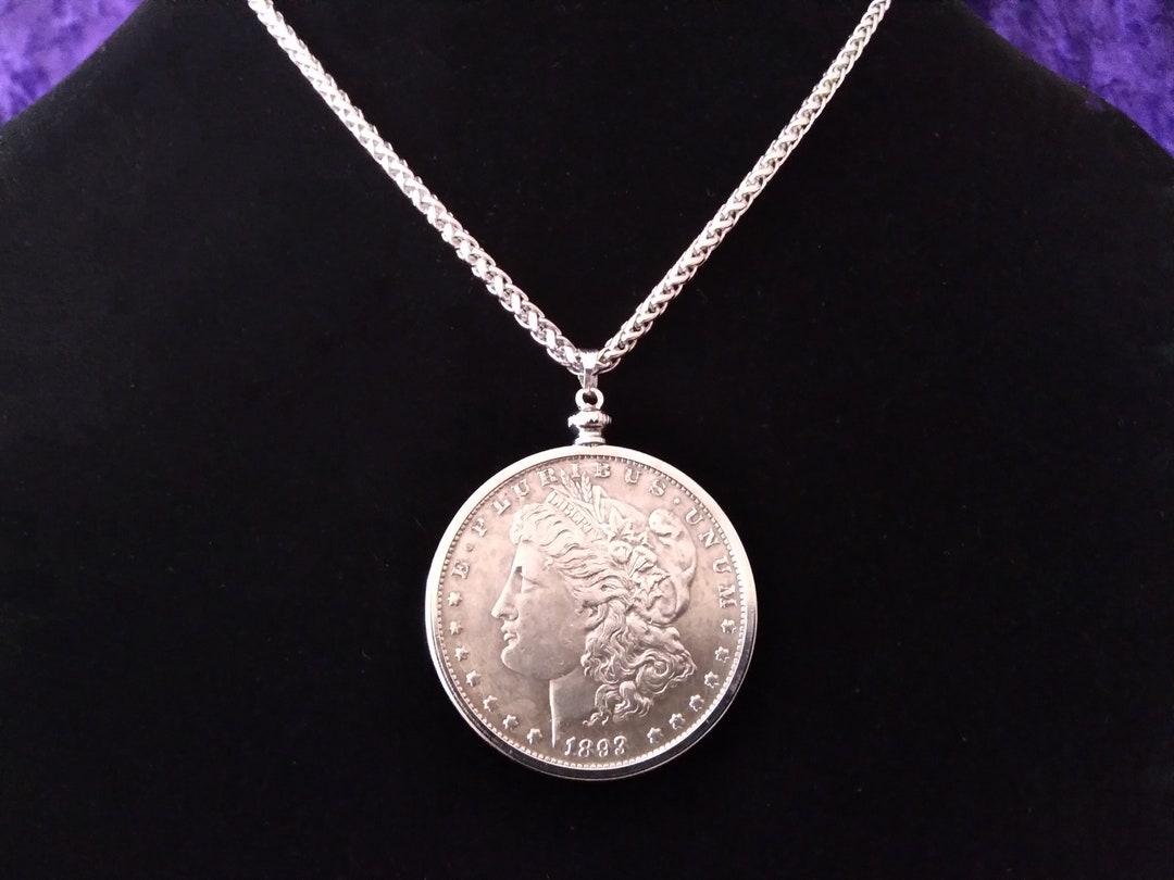 Morgan Silver Dollar 1893-S Silver Dollar REPRODUCTION, Decorative ...