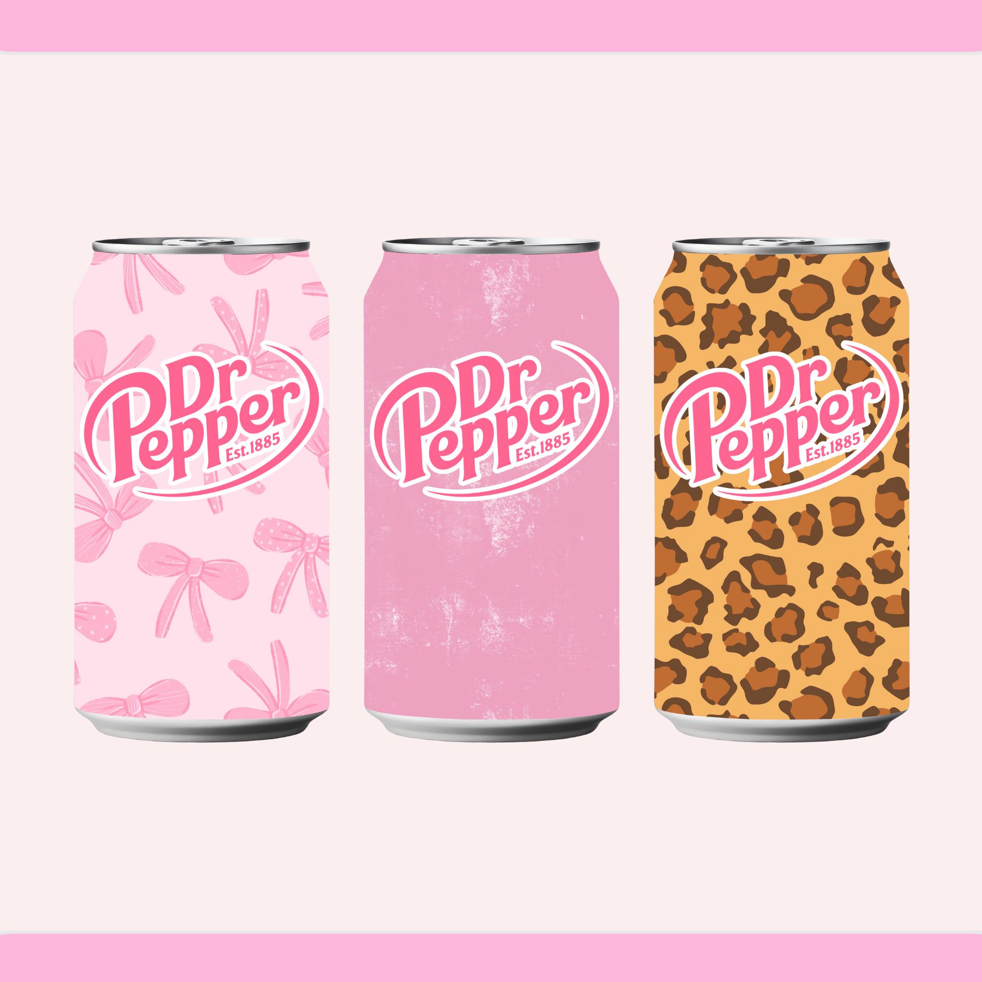 Preppy Soda Can Clipart Bundle – Cute Drink Pngs, Coquette Clipart ...