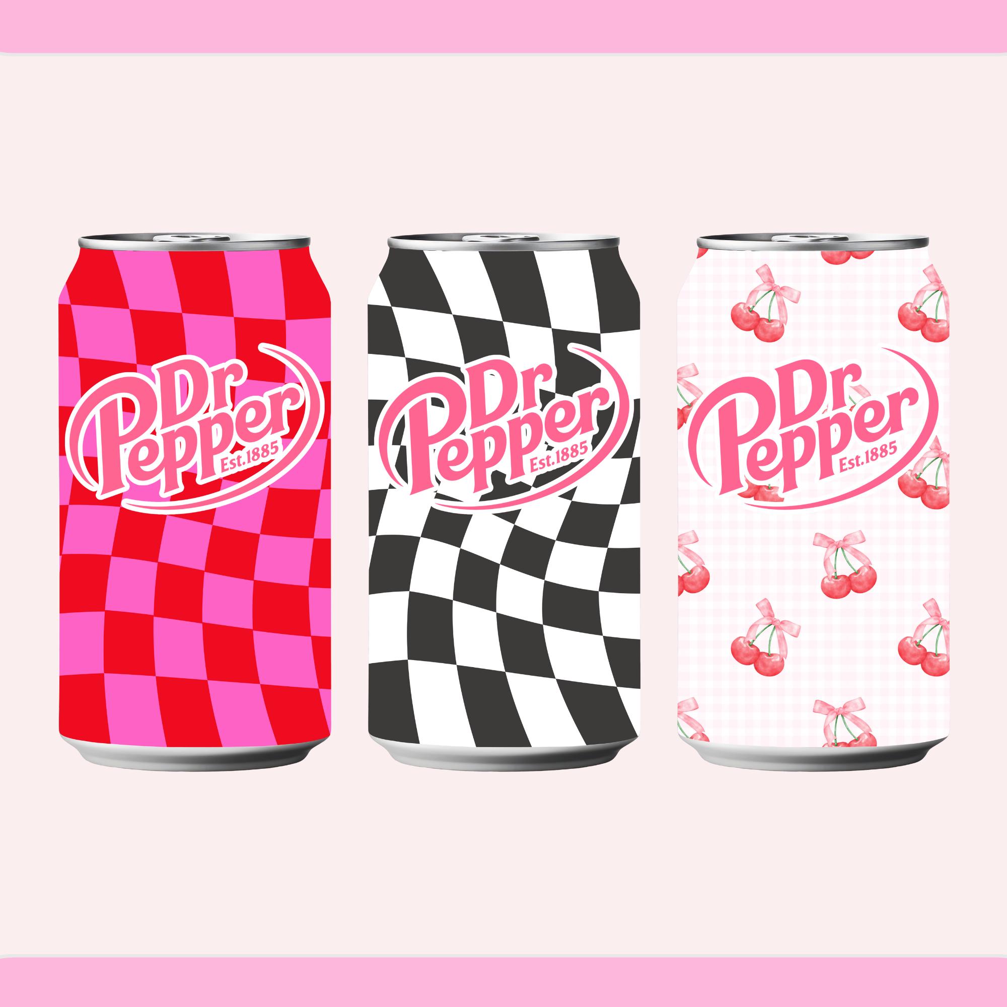Preppy Soda Can Clipart Bundle – Cute Drink Pngs, Coquette Clipart ...