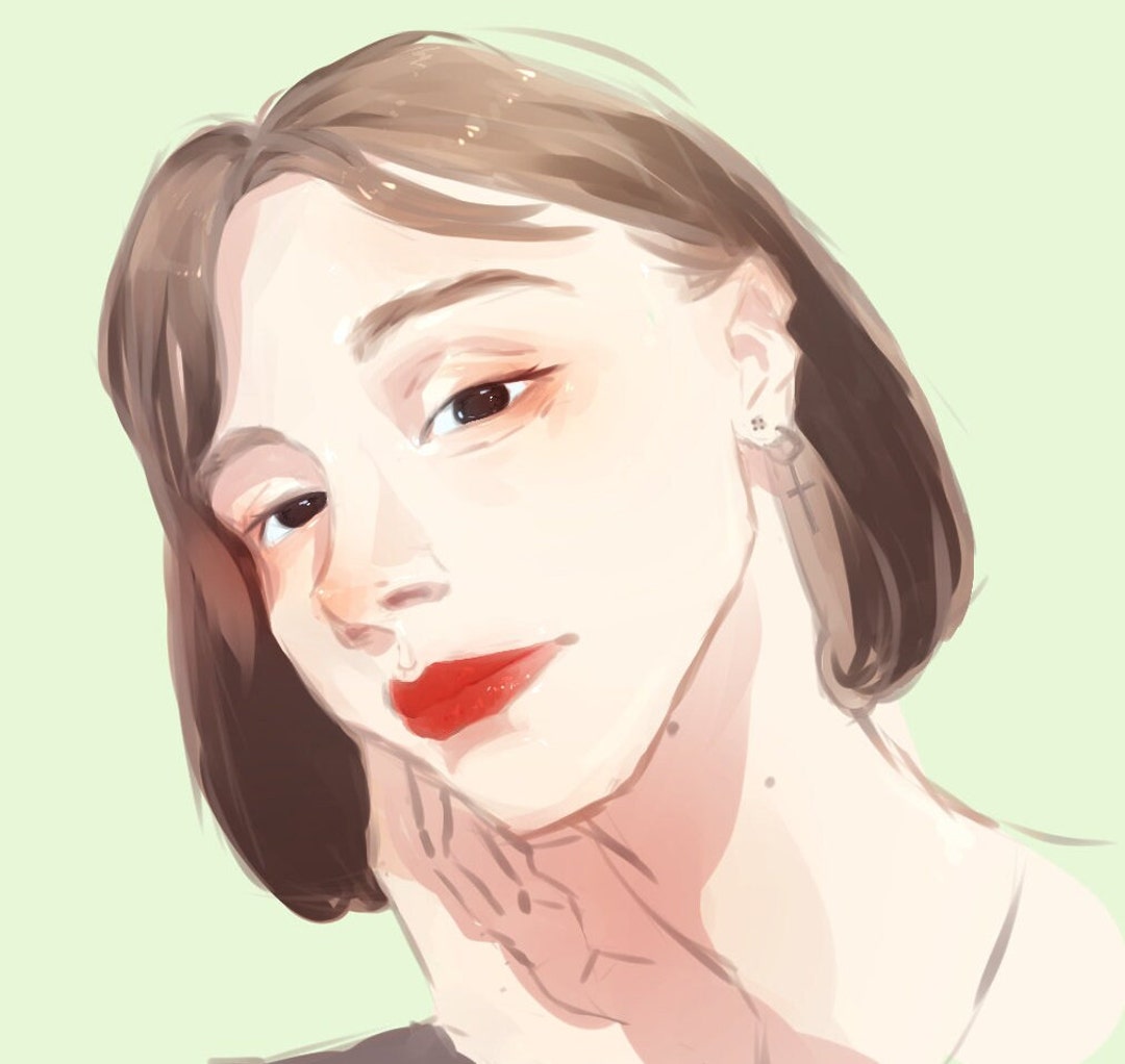 Stylistic Self-portrait - Etsy