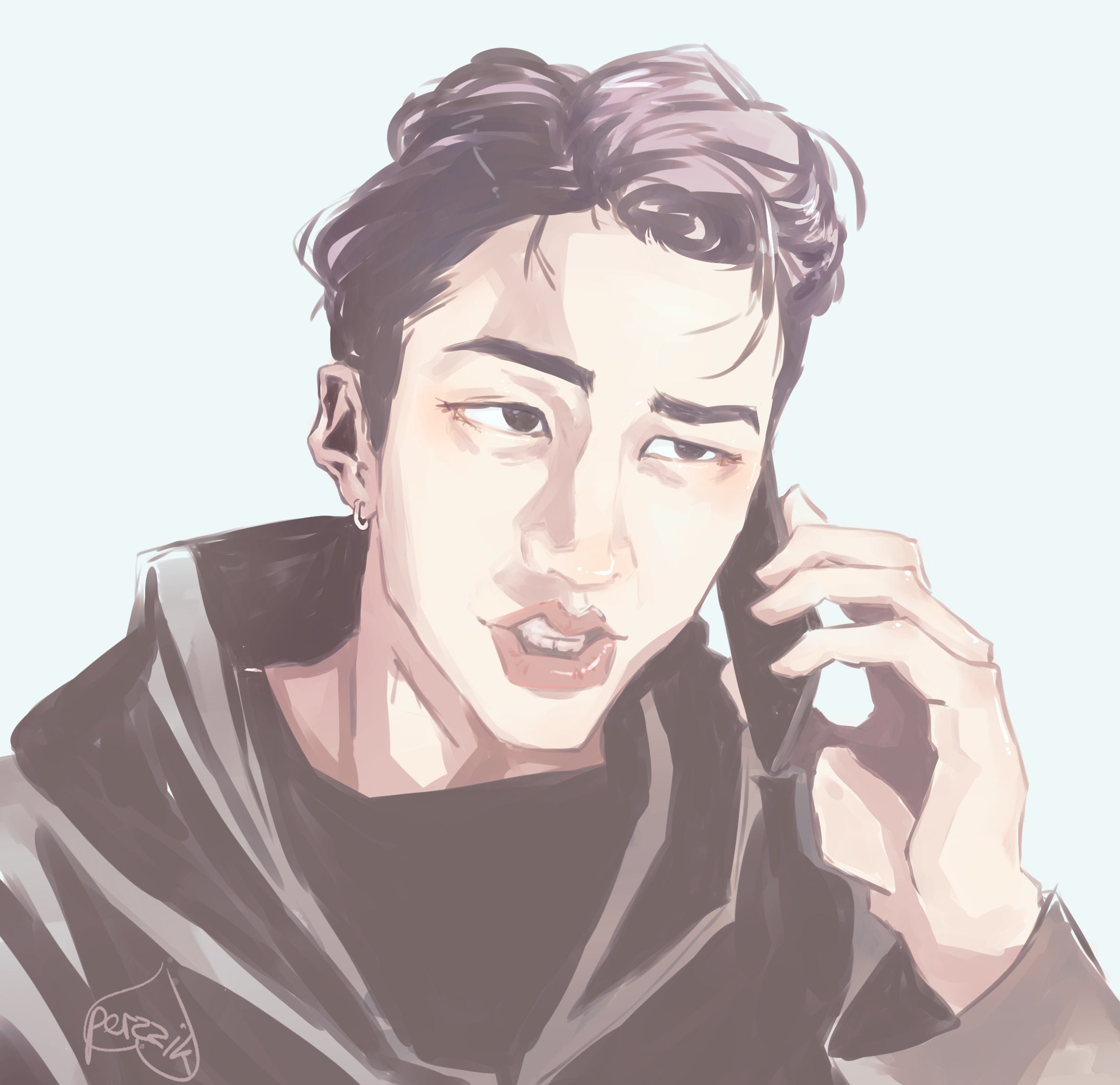 Stylistic Self-portrait - Etsy