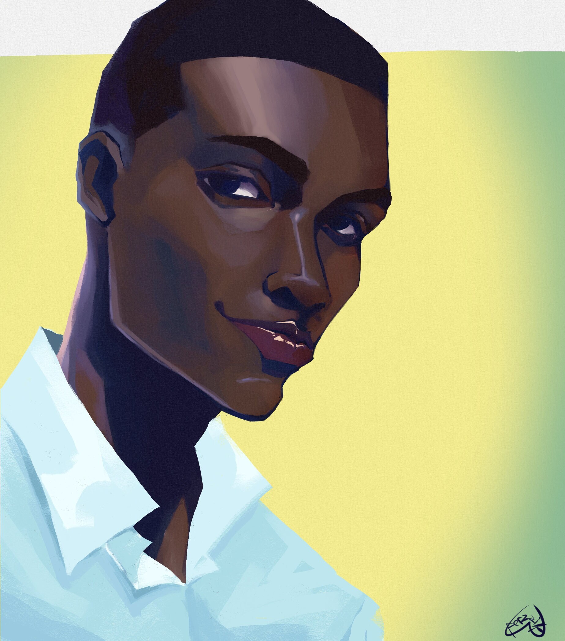 Stylistic Self-portrait - Etsy