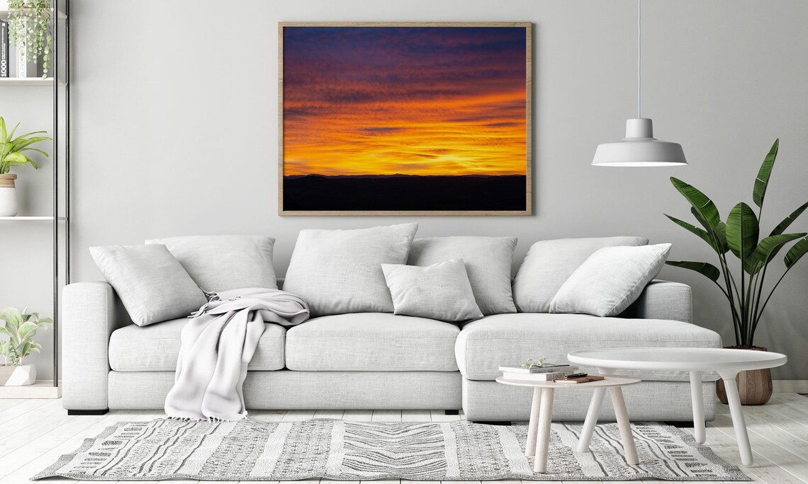 Amazing Golden Sunrise, Instant Download, Wall Art, Nature Wall Art ...